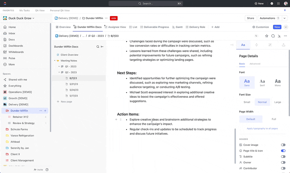 ClickUp Productivity Tips: Create Tasks in ClickUp Faster